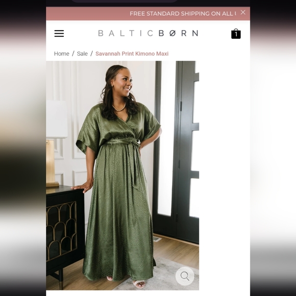 Baltic Born | Dresses | Baltic Born Savannah Olive Green | Poshmark